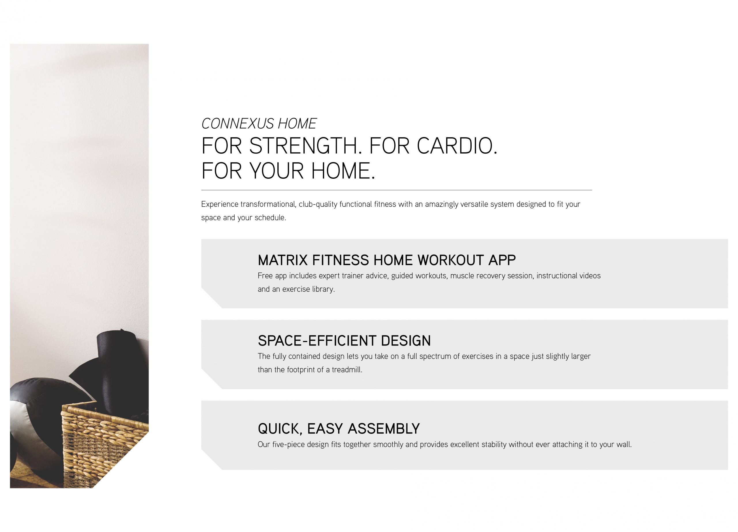Matrix Retail Connexus Home - Johnson Fitness Indonesia