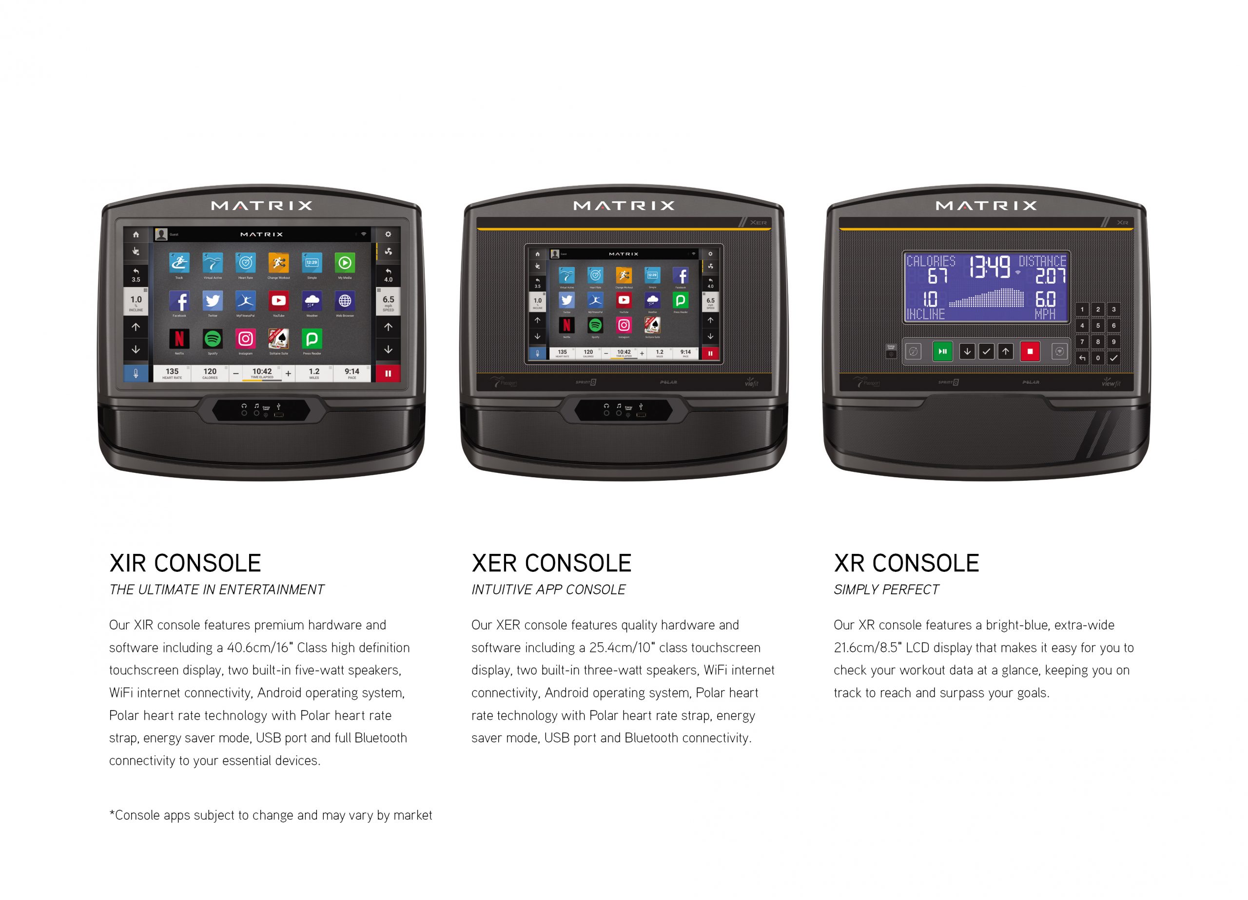 Matrix Retail Console - Johnson Fitness Indonesia
