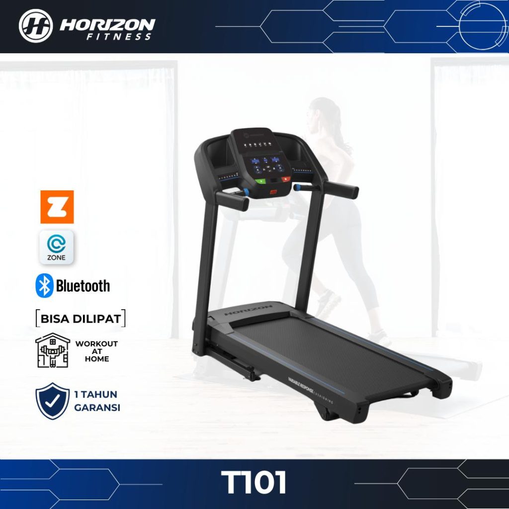 Horizon Treadmill T101 - Johnson Fitness Indonesia